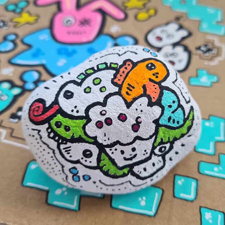 Happy stones voorbeelden, inspiratie voor jouw stenen